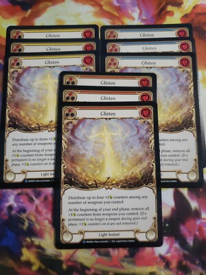 9 Card Playset Glisten Red/Yellow/Blue Monarch Flesh and Blood FAB | eBay