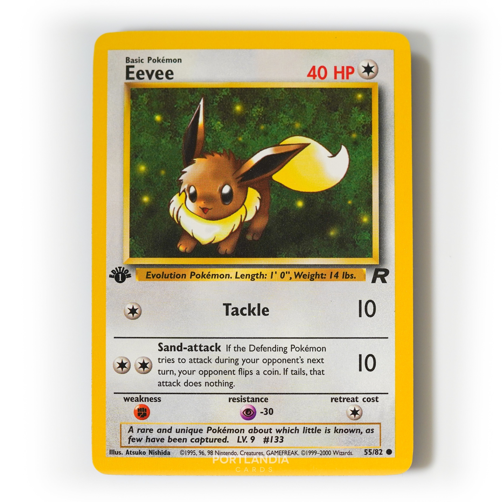 Pokemon - Eevee - 1st Edition - Non Holo - 55/82 - Team Rocket - Common ...