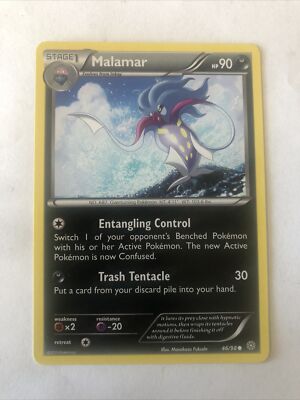 Pokémon TCG Malamar Ancient Origins 46/98 Regular Common | eBay