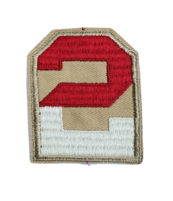 US Army 2nd Army Patch Wk2 Ww II Uniform Patch Sew-On Cute Edge | eBay ...