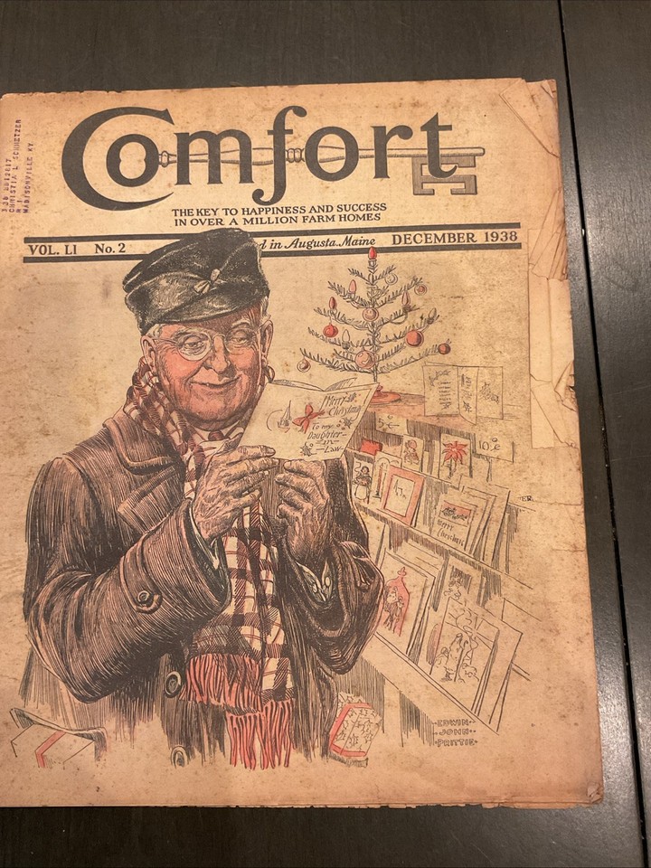 Lot of 7 Old Vintage Magazines 1935- 1938 Comfort Augusta, Maine Farm ...