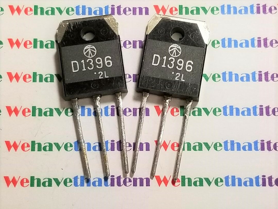 2SD1396 / D1396 / TRANSISTOR / TO3P / SANYO / 2 PIECES (qzty) | eBay