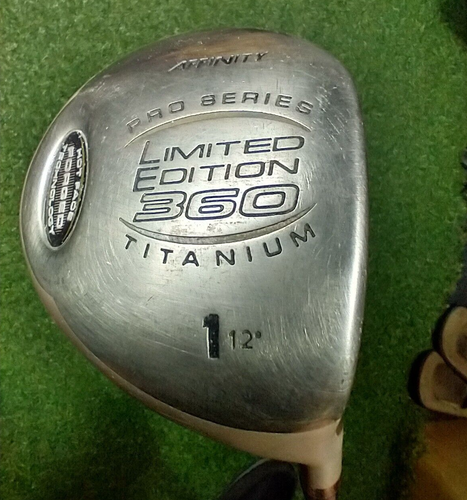 AFFINITY LIMITED ED 360 # 1 DRIVER TITANIUM 12* RH 43" HM-650 GRAPHITE ...