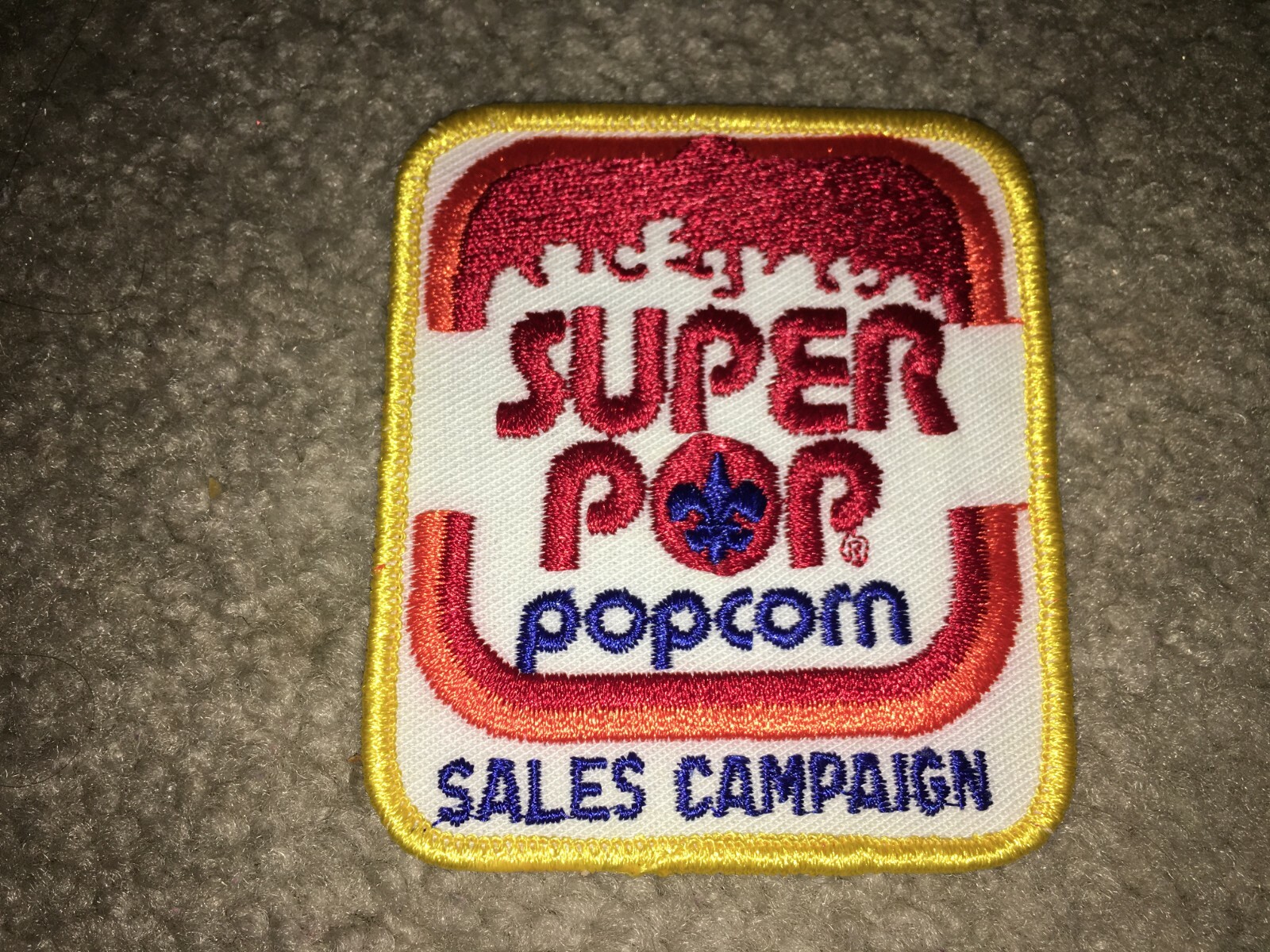 Boy Scout BSA Super Pop Sales Campaign Trails End Popcorn Uniform Award ...
