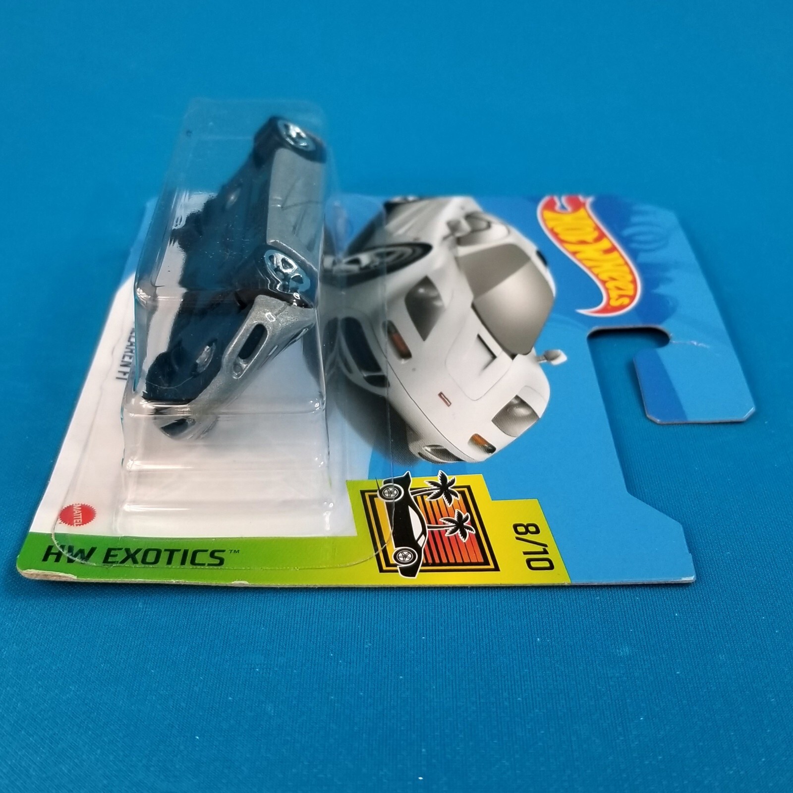 2021 Hot Wheels McLAREN F1 Silver #235 HW Exotics 08/10 Short Card ...