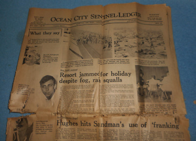 Ocean City Sentinel-Ledger Newspaper July 7 1970 Fourth Of July Weekend ...