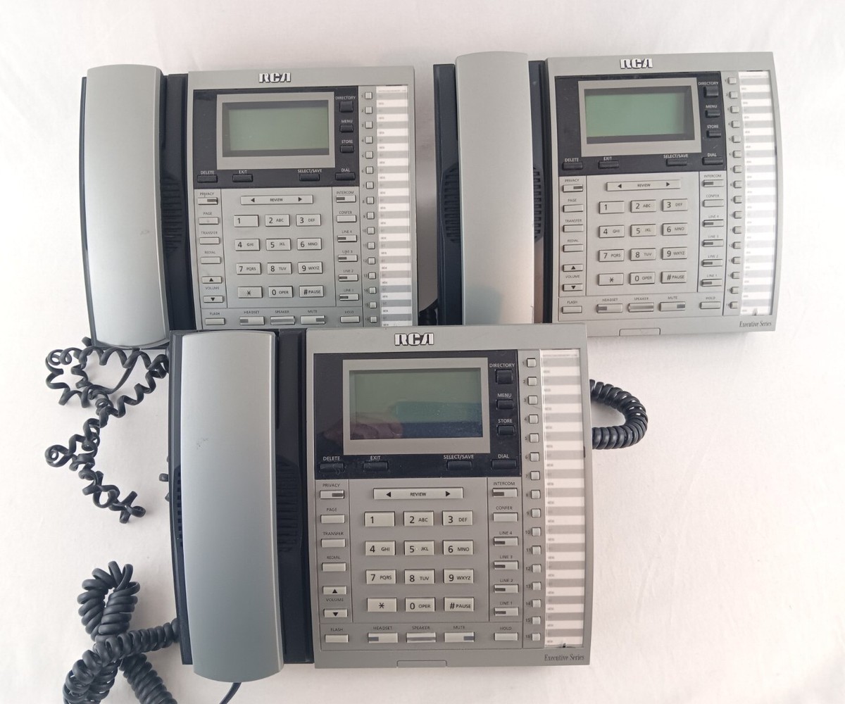 Rca Office Phones RCA 1124 1WTGA Amplified Big Button Corded Caller ID