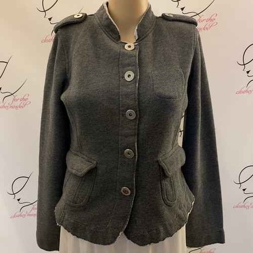 Jacob Connexion. Size S-M. Military Style. Soft Knit Jacket. Stretch ...