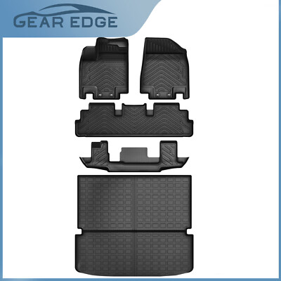 3D Trunk Mat Floor Mats + Cargo Liner 5PCS Set for 2022-2025 Nissan ...