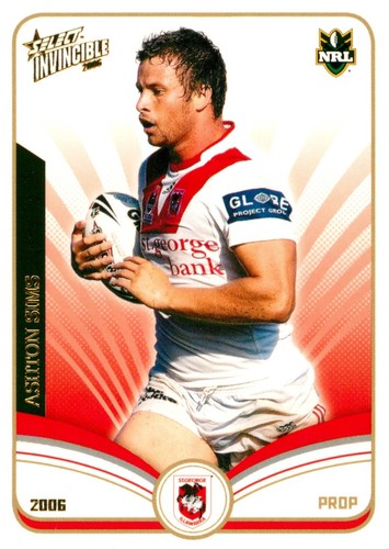 2006 ST GEORGE ILLAWARRA DRAGONS NRL Card ASHTON SIMS | eBay