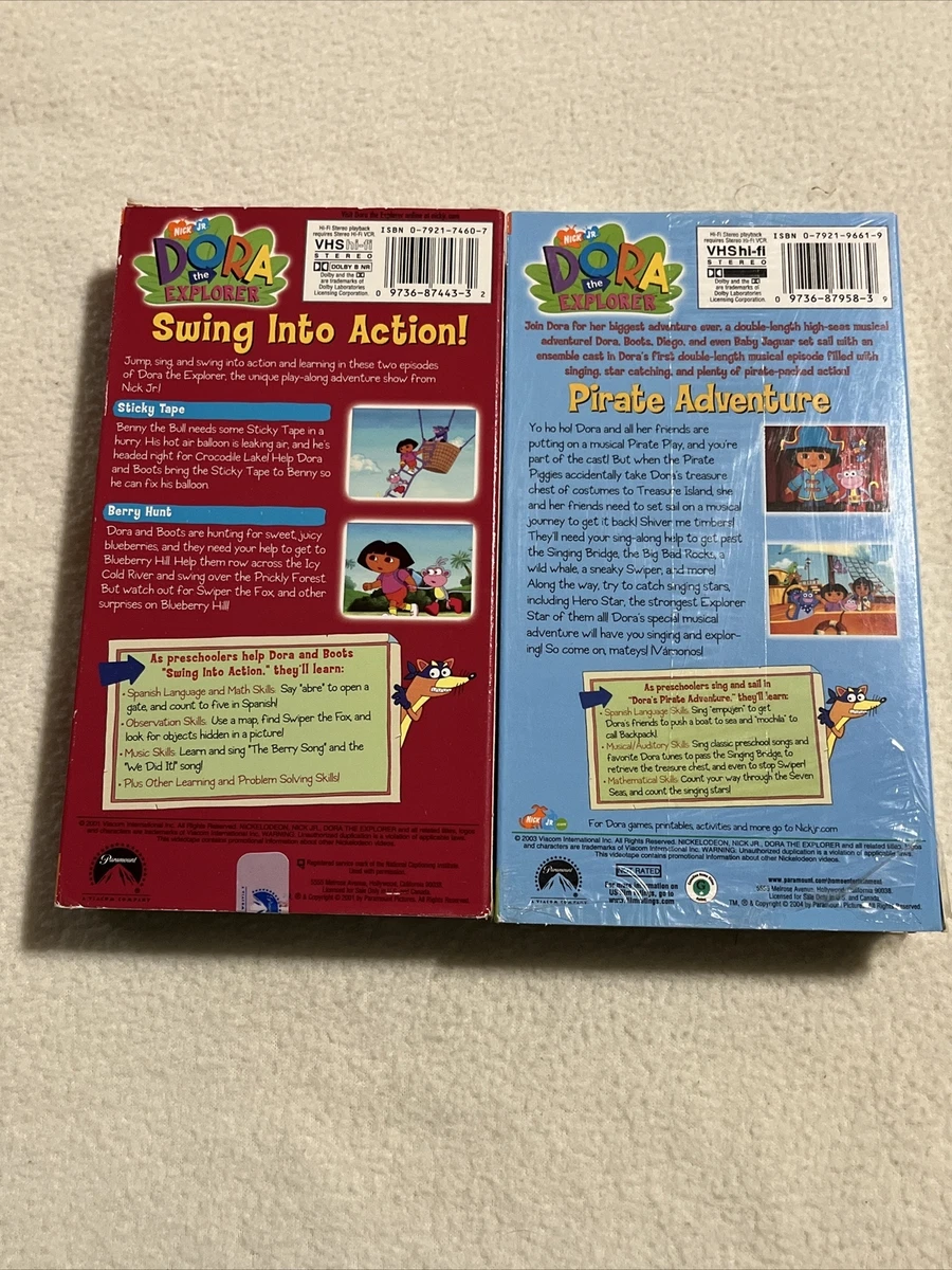 Dora The Explorer Swing Into Action Vhs