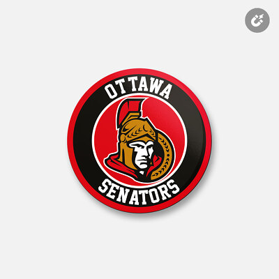 Ottawa Senators NHL | 4'' X 4'' Round Decorative Magnet | eBay