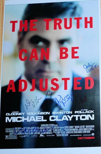 George Clooney, Tilda Swinton, Denis O'Hare & Jennifer Van Dyck signed ...