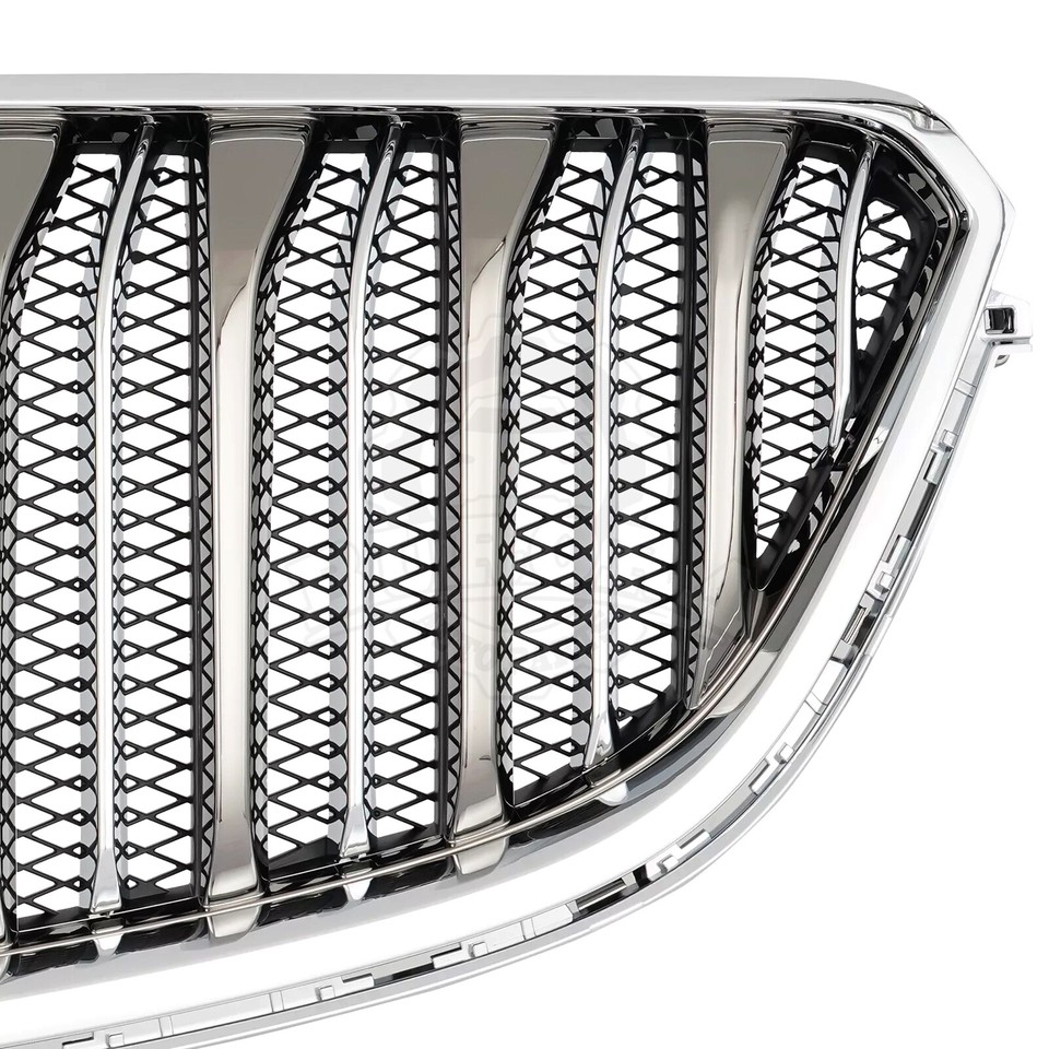 For 2013-2016 2017 Buick Enclave Chrome Front Upper Bumper Grill Grille ...