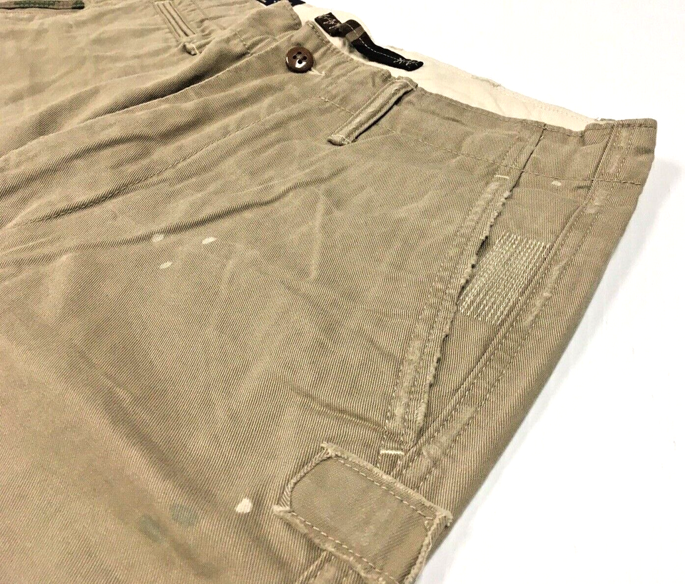 Polo Ralph Lauren Military Army Camo Distressed Repaired Relaxed Fit ...