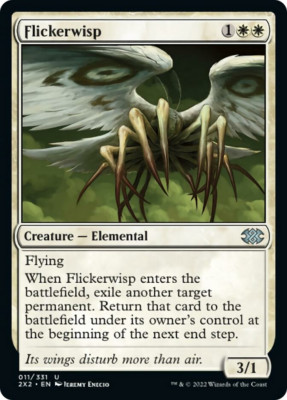 Flickerwisp FOIL Double Masters 2022 NM White Uncommon MAGIC MTG CARD ...