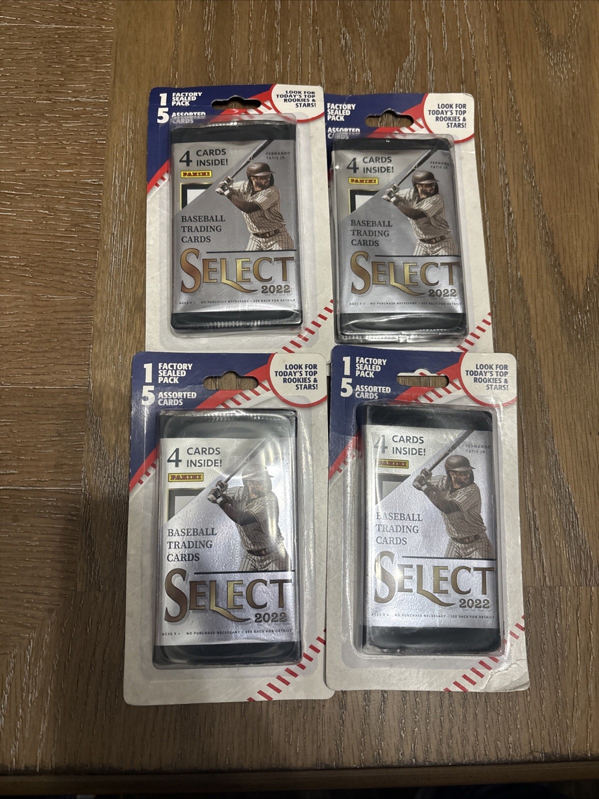 2022 panini select Baseball Blister Pack- Lot Of 4- NEW | eBay