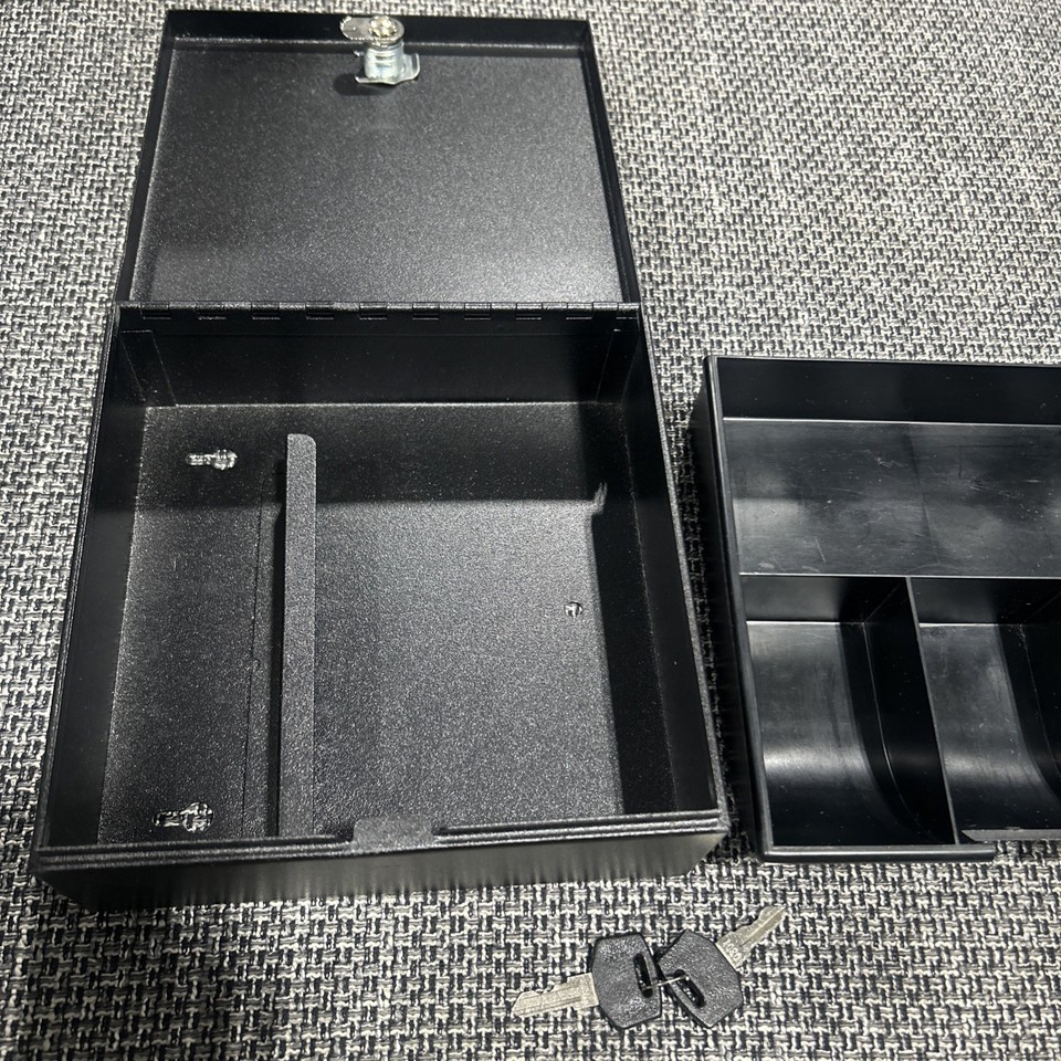 Brinks Home Security Lockbox Lift Out Money Drawer with Keys Fireproof ...