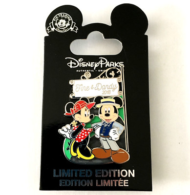 Disney Pin 2018 Mickey Minnie Fine and Dandy LE 5000 Dapper Days | eBay