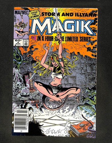 Magik #4 Newsstand Variant 1st Magik as Darkchylde! Marvel 1984 | eBay