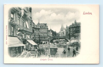 Ludgate Circus LONDON England UK Stengel & Co. Dresden UDB Postcard | eBay