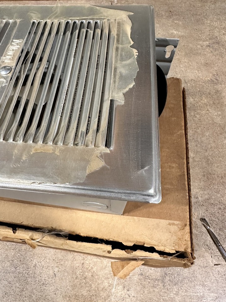 MIAMI CAREY VINTAGE BATHROOM EXHAUST FAN MID CENTURY ALUMINUM ...