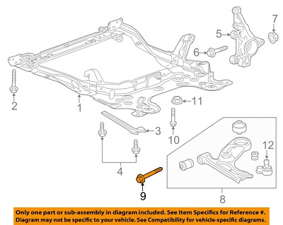 GM OEM 10-24 Caprice Suspension Components-Lower Cntrl Arm Bolt ...