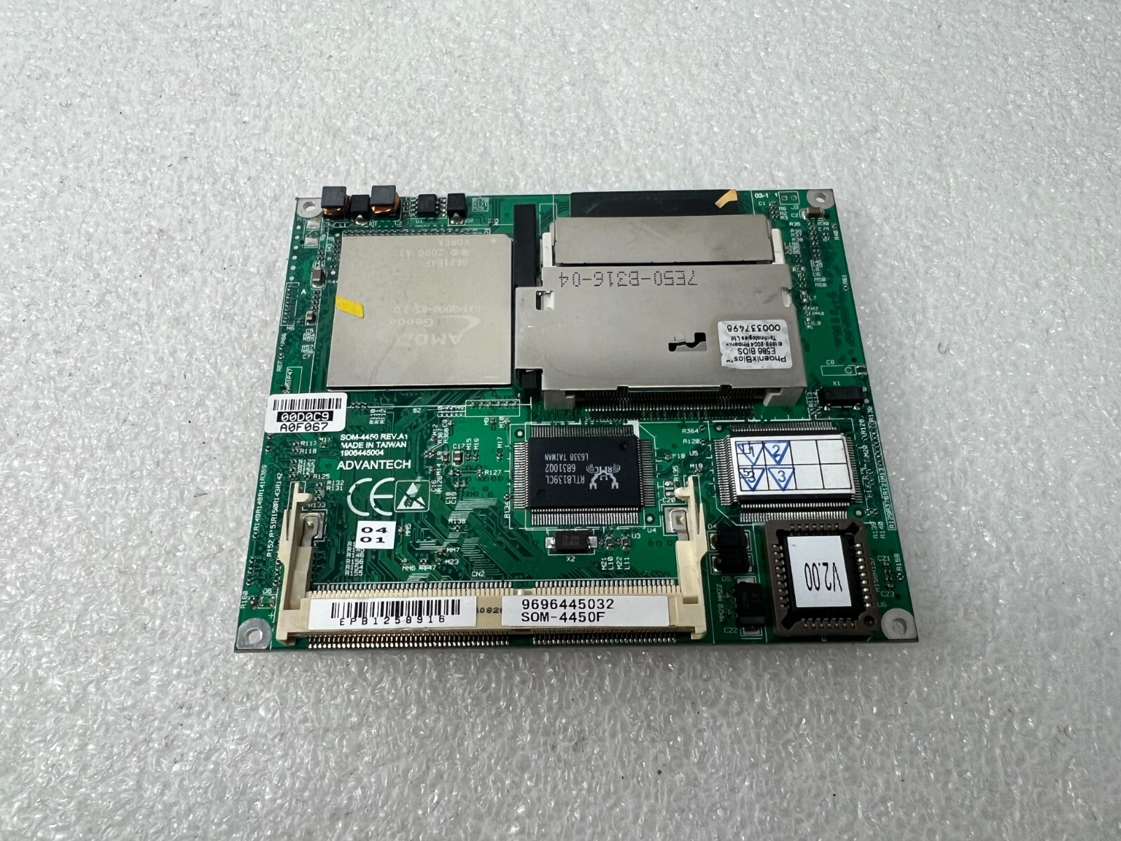ADVANTECH SOM-4450 A1 SOM-4450F Industrial Control Motherboard FREE ...