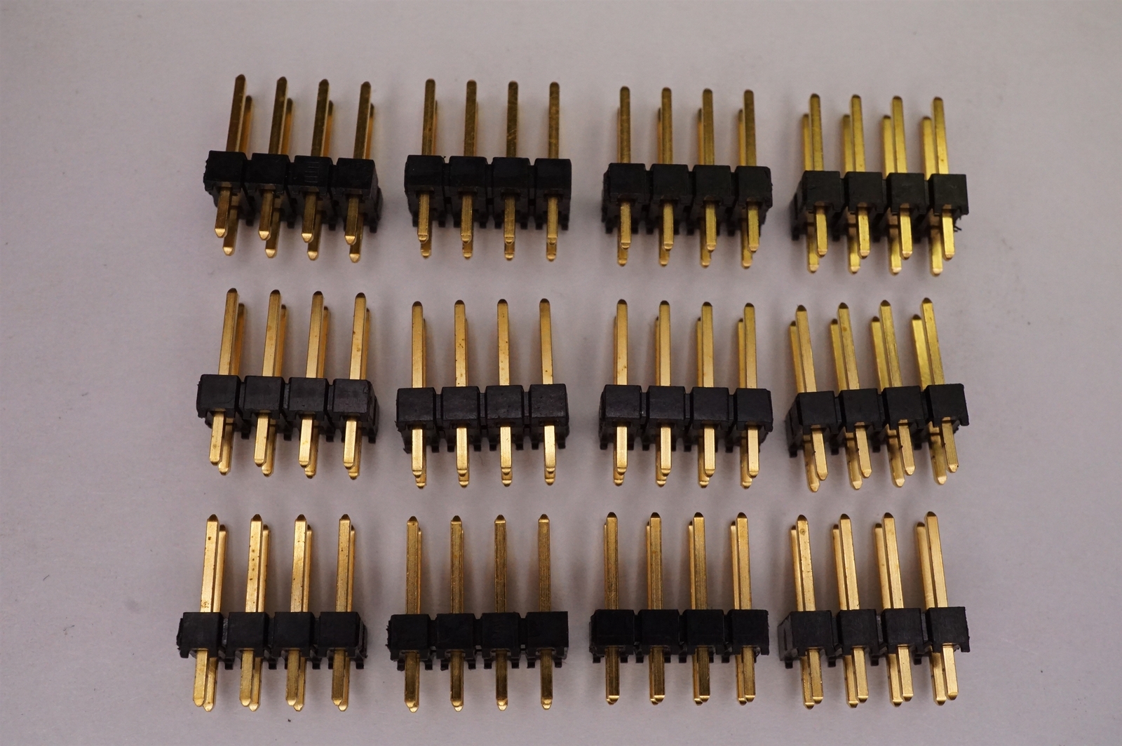 Lot of 12 TSW-104-07-G-D Samtec Connector Header 8 Position Dual Row 2 ...