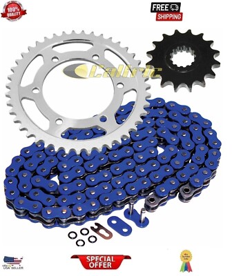 Blue O-Ring Drive Chain & Sprockets Kit for Yamaha R1 YZF-R1 YZF1000R ...