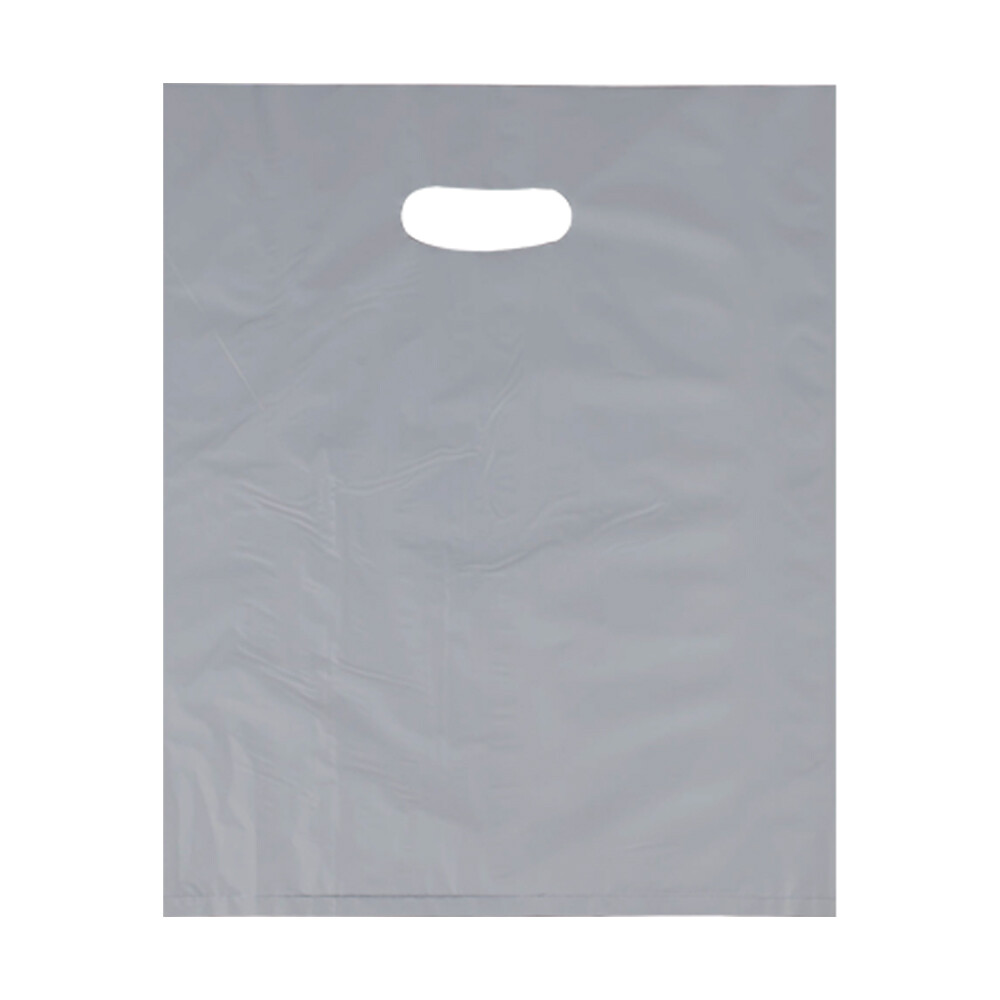 Patch Handle Bags Plastic Die Cut Carrier Bag for Shopping Cloths - All ...