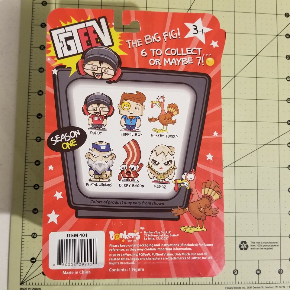 POSTAL JENKINS - The Big Fig! FGTeeV SEASON 1 - Bonkers Toys - FGTV-NEW ...