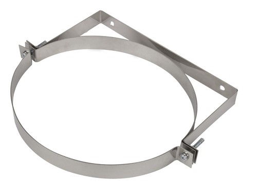 Stove Pipe Support Wall Bracket Clamp Chimney Flue Liner Holder Tubing ...