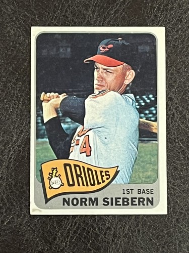 1965 Topps Norm Siebern #455 EX Baltimore Orioles | eBay