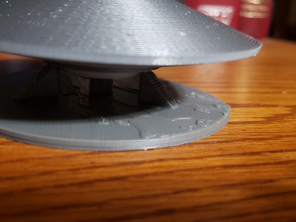 UFO II SciFi Alien Spacecraft Flying Saucer Green Glow in the Dark 3D ...