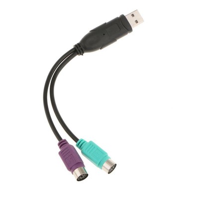 USB to Dual PS2 Converter Adapter Cable Cord For Raspberry Pi 2/3Mouse ...