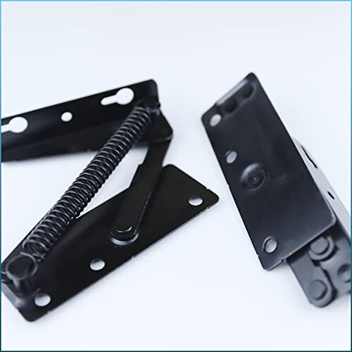 2 Pcs Foldable Lifting Bracket Spring Hinges Sofa Bed Corner Cabinet ...