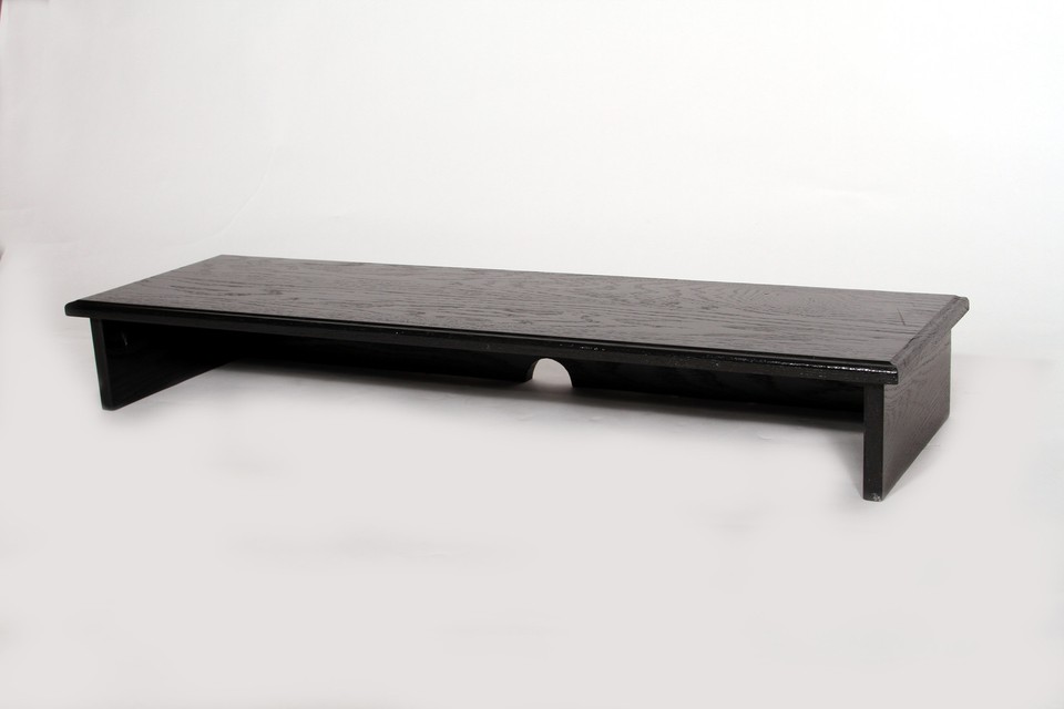 BLACK "SOUND BAR TV RISER-SAFE 40"widex12"deepx5 1/2"high By Syracuse ...