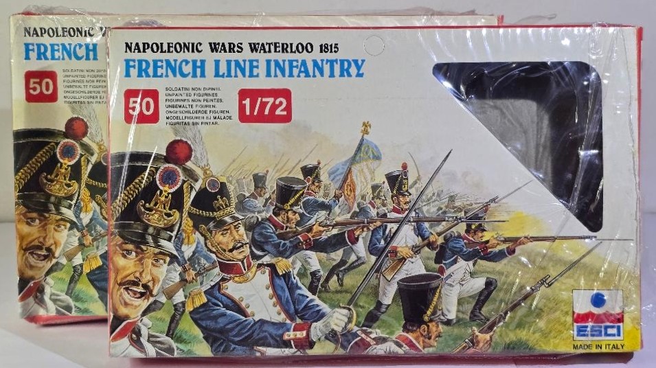 ESCI 227 Waterloo French Line Infantry 3 COMPLETE Sets Plus Xtras 275 ...