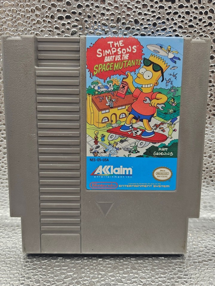 The Simpsons: Bart vs. the Space Mutants (Nintendo NES, 1991) - TESTED ...