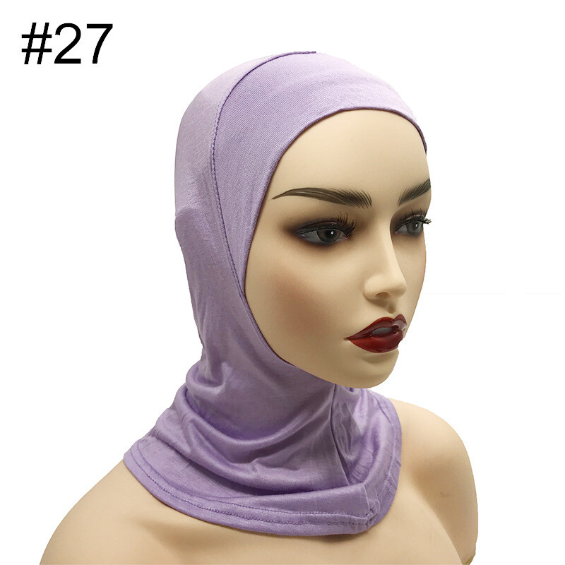 Women's Under Scarf Hat Cap Bone Bonnet Ninja Hijab Islamic Neck Covers Muslim | eBay