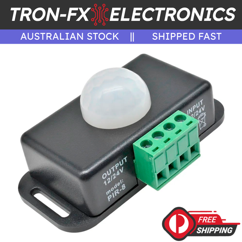 1PCS PIR-8 Body Infrared PIR Motion Sensor Detector Switch DC 12V / 24V ...
