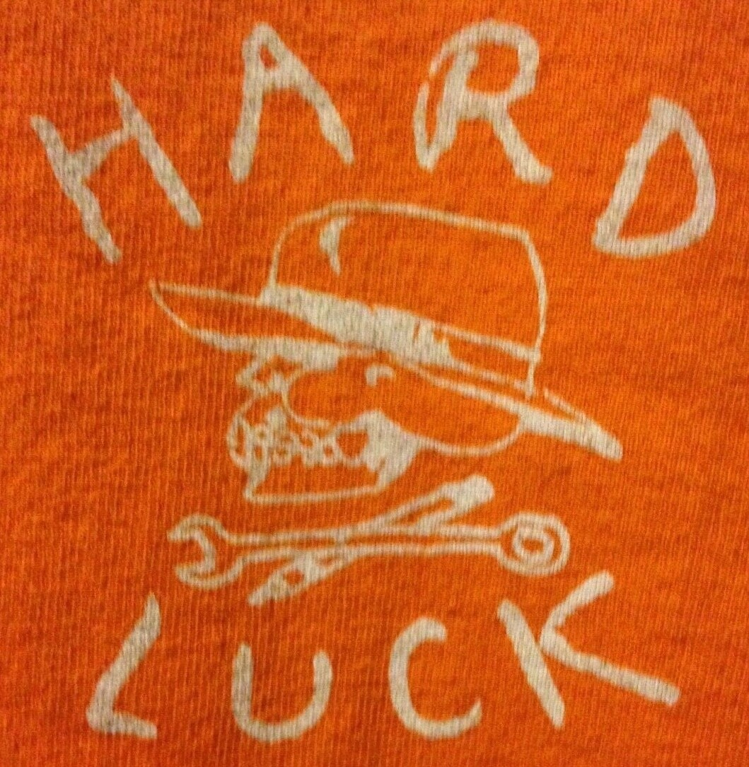 HARD LUCK - OG LOGO SHIRT - M SKATEBOARD GONZ ART - Gem
