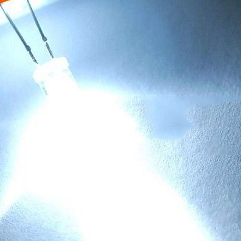 100pc 5mm Led Ultra Diodes Water Clear Red Green Blue Yellow White Mix ...