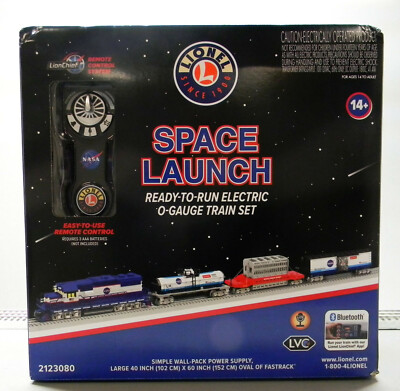 LIONEL SPACE LAUNCH LIONCHIEF DIESEL FREIGHT TRAIN SET O GAUGE nasa ...