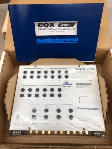 AudioControl EQX Series II Dual Bandwidth Equalizer Crossover Matcher ...