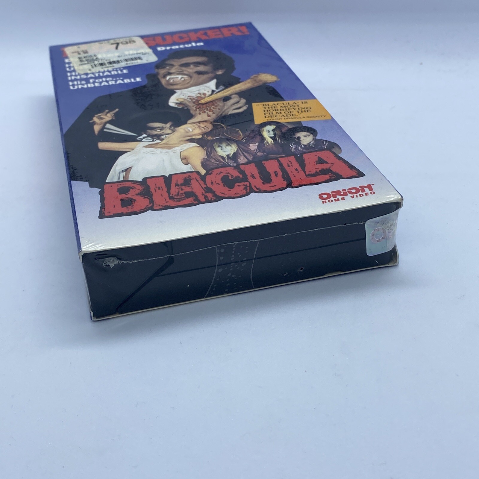 Blacula VHS Original 1972 Horror Orion Video 1993 Release Rare New ...