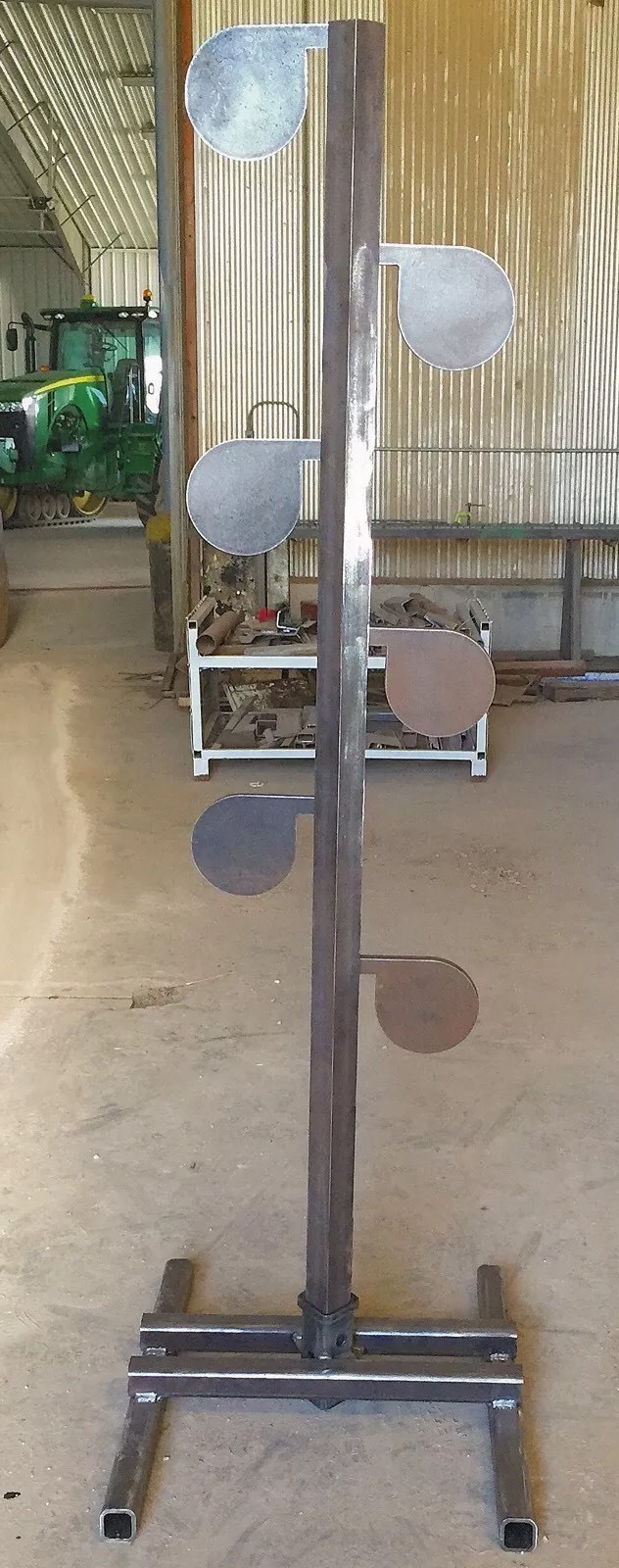 AR500 Steel Target Dueling Tree DIY Kit (6) 6" X 3/8" Heavy Duty Pivot ...