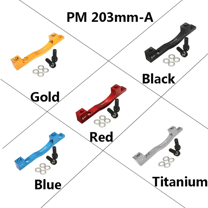 PM/IS Front Rear 180/203mm Caliper Disc Brake MTB Bike Brake Adapter ...