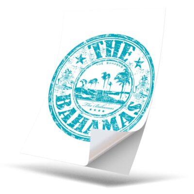 1 x Vinyl Sticker A4 - The Bahamas Nassau Travel Stamp #5968 | eBay UK
